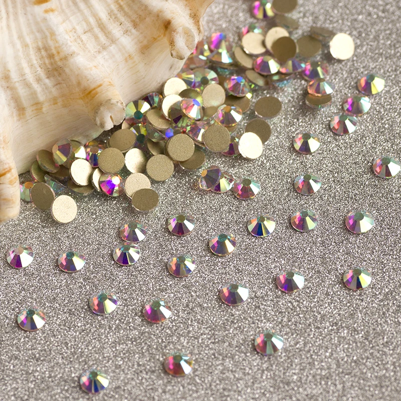 Flat Back Rhinestones In Bulk 2058 Non Hotfix Crystal Ab Of Different ...