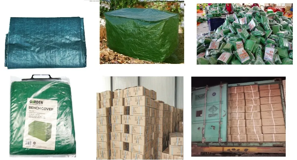 Waterproof Uv Poly Tarp Packaging Pallet Cover Bags For Machine Goods ...