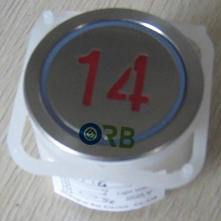 Golden Elevator Push Button - Modern & Durable Elevator Parts