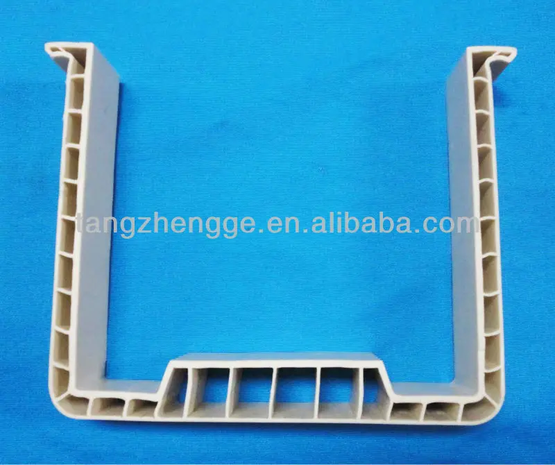 U-shape Pvc Rigid Hollow Profile Plastic Corner Extrusion Profile - Buy ...