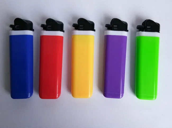 Round Bottom Cheap Plastic Disposable Lighters With Solid Color - Buy ...