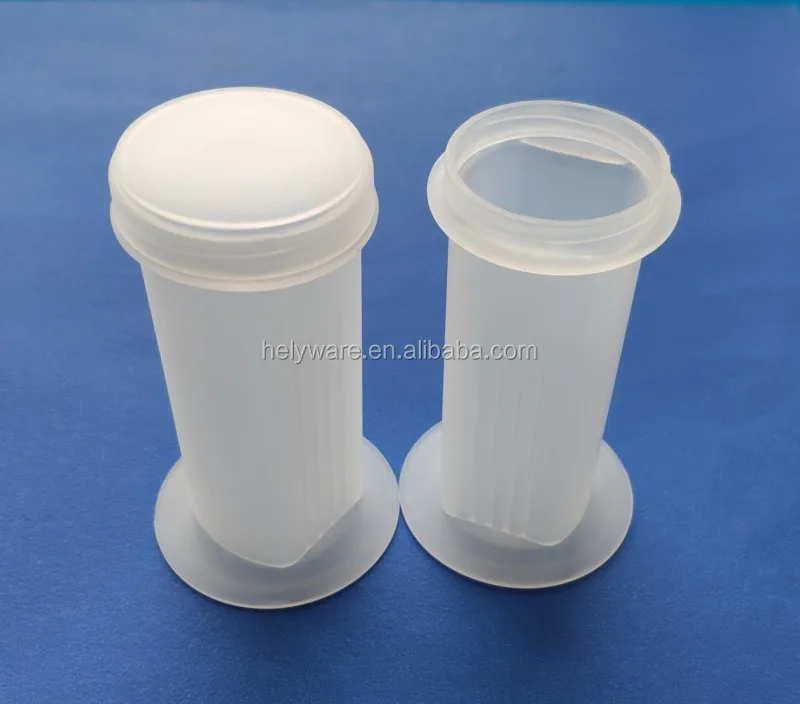 5-place Plastic Coplin Jar for Lab Use - Staining Dish