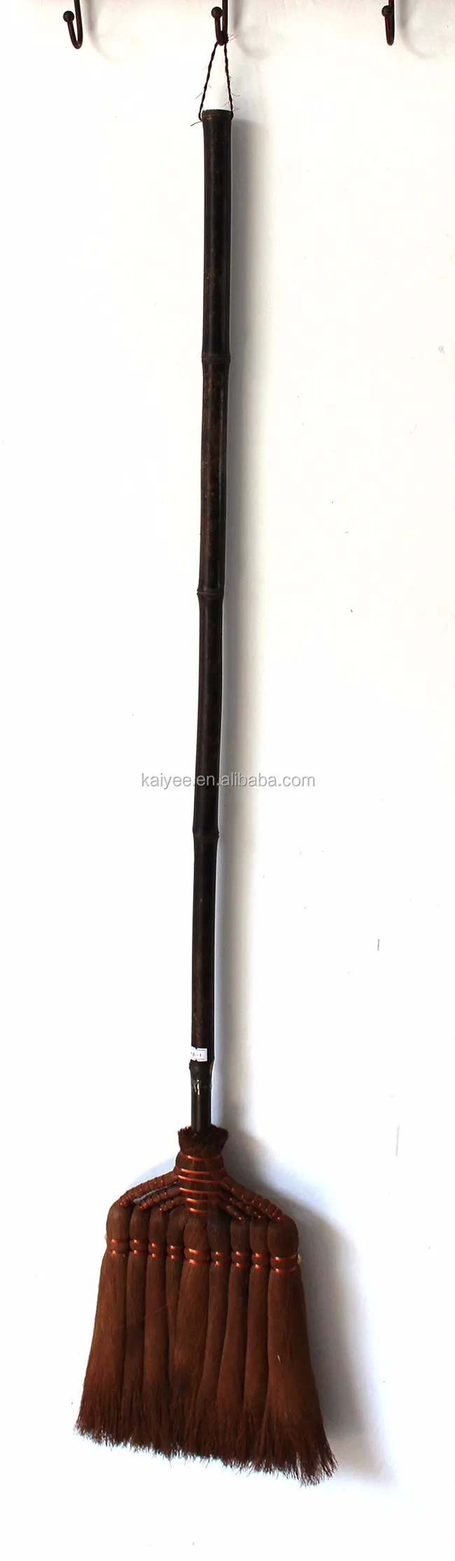 Long Handle Broom Fiber,Household Cleaning Palm Broom Eco-friendly Palm ...