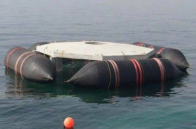 Op Blaas Boot - Inflatable Air Bladder Modular Pontoon Boats