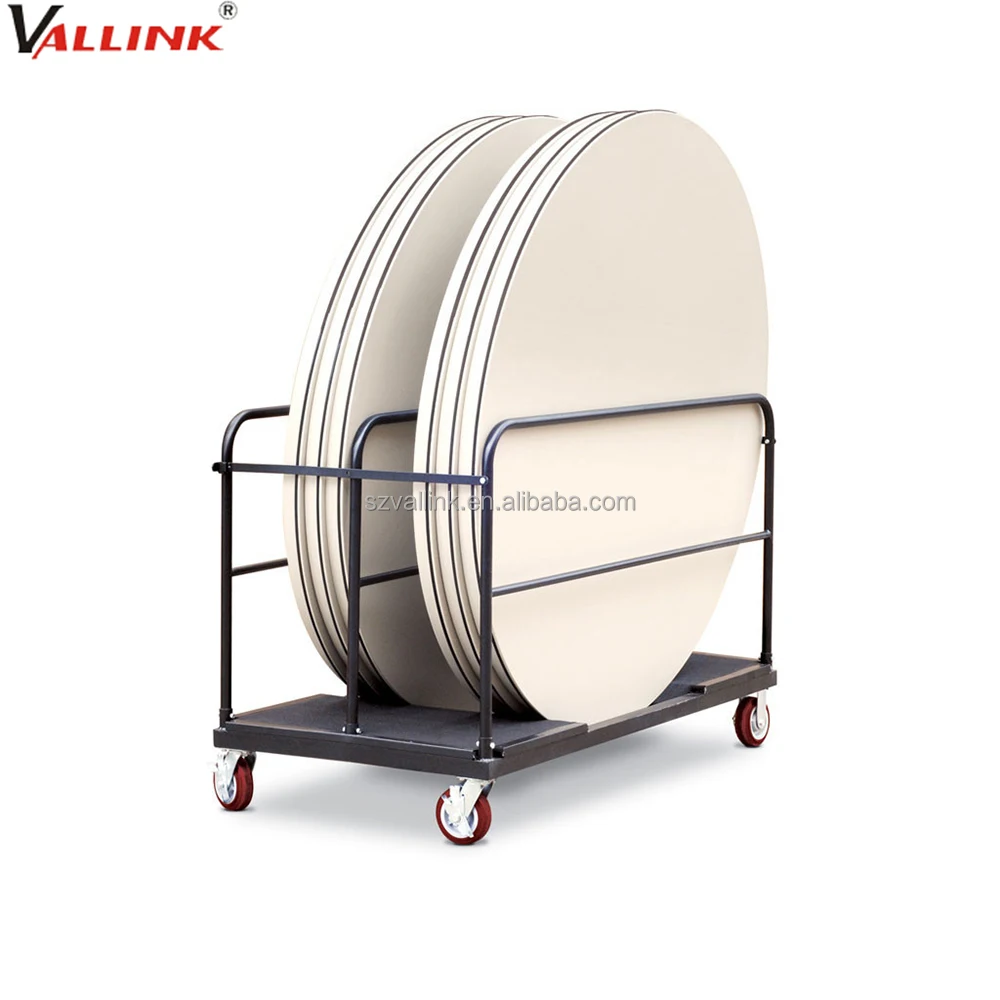 Workshop Heavy Duty Folding Steel Round Table Trolley - Buy Table ...