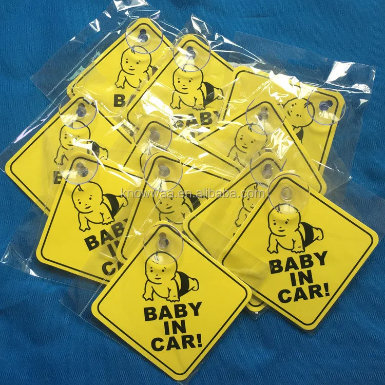 Custom Make Baby On Board Car Window Hanging Signs With Strong Suction ...