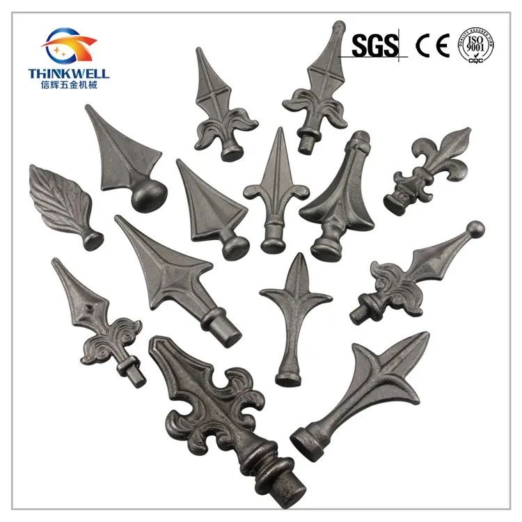 Cast Ornamental Wrought Iron Leaves For Fence Gate Stairs - Buy Wrought ...