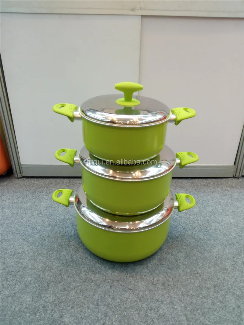 DHFG Non Stick Cookware Set - 11pcs Aluminum Ceramic Coating