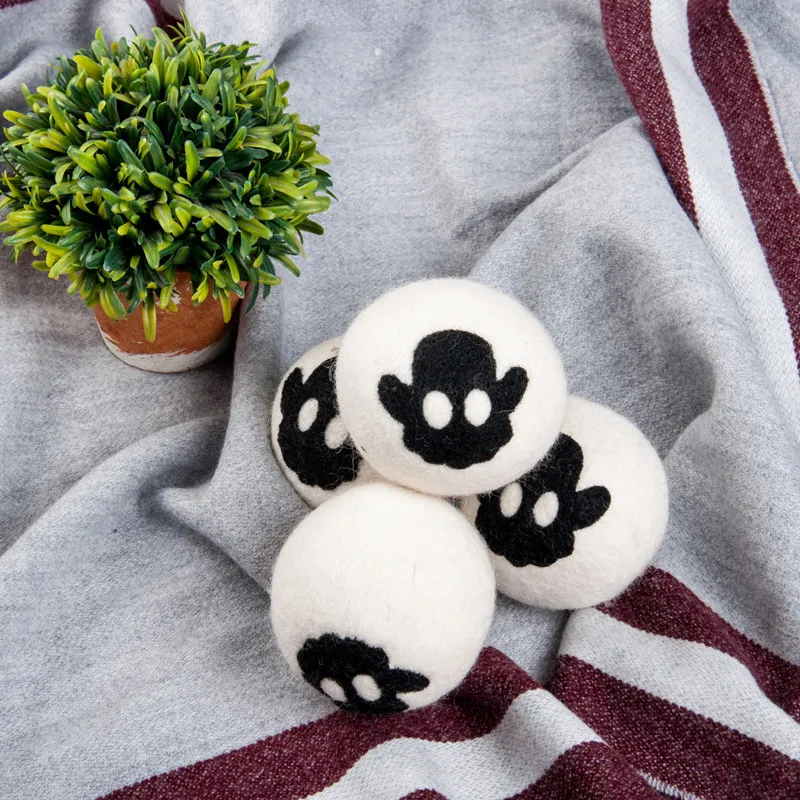 Direct Manufacturer Handmade Felt Balls 6 Pack Wool Dryer Balls Animal ...