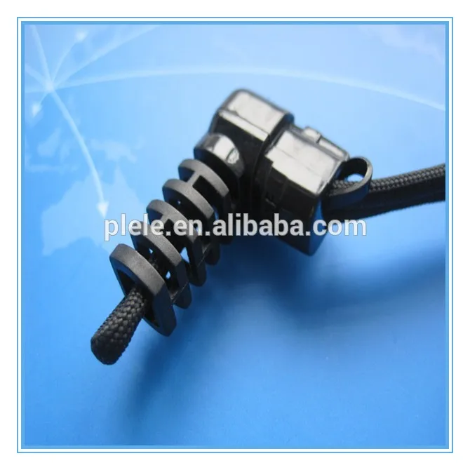 Nylon66 Flexible Right Angle Strain Relief Bushing - Buy Nylon66 Strain ...