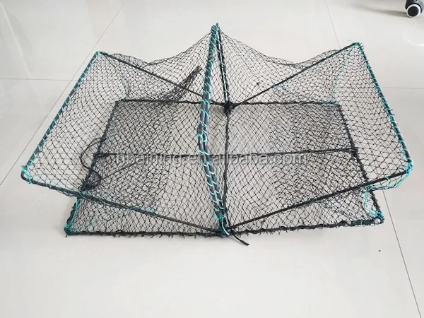 Square Fishing Folding Crab Traps - Durable & Efficient