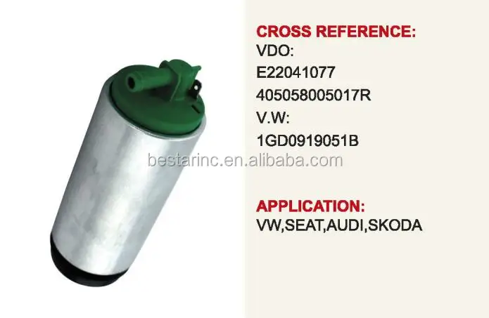 Electric Fuel Pump 1gd919051b For European Car - Buy Germany Car Fuel ...