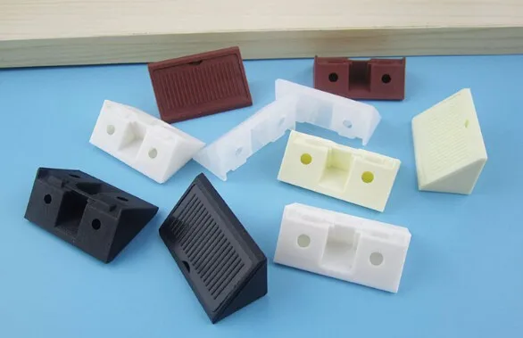 Furniture Plastic Small Angle Bracket With Cover Good Quality Brackets ...