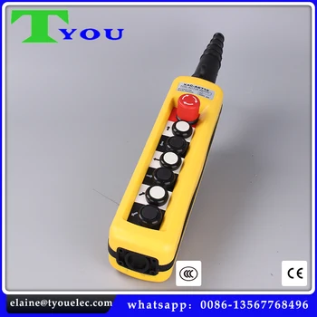 Xac-a6713 Waterproof Type Crane Control Button Switch Station Hoist Pedant Control Station - Buy ...