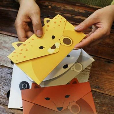 Mini Letter Cute Little Animal Small Envelope Stationery