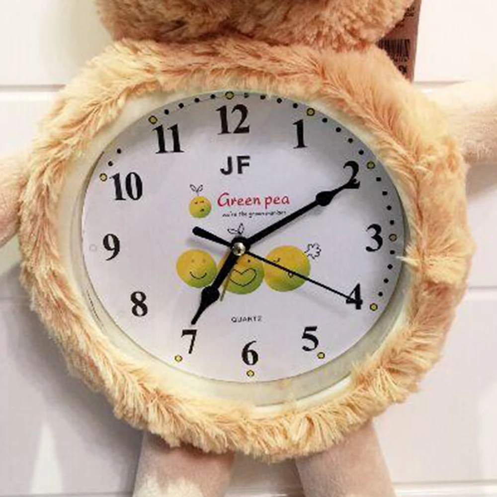 Custom Plush Animal Clock,Stuffed Plush Animal Alarm Clock,Plush Animal ...