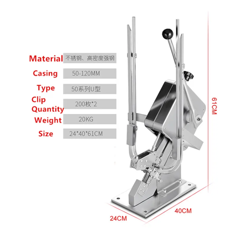 Manual Sausage Clipper Machine For Bag Sealing Clipping - Buy Fruit Bag ...