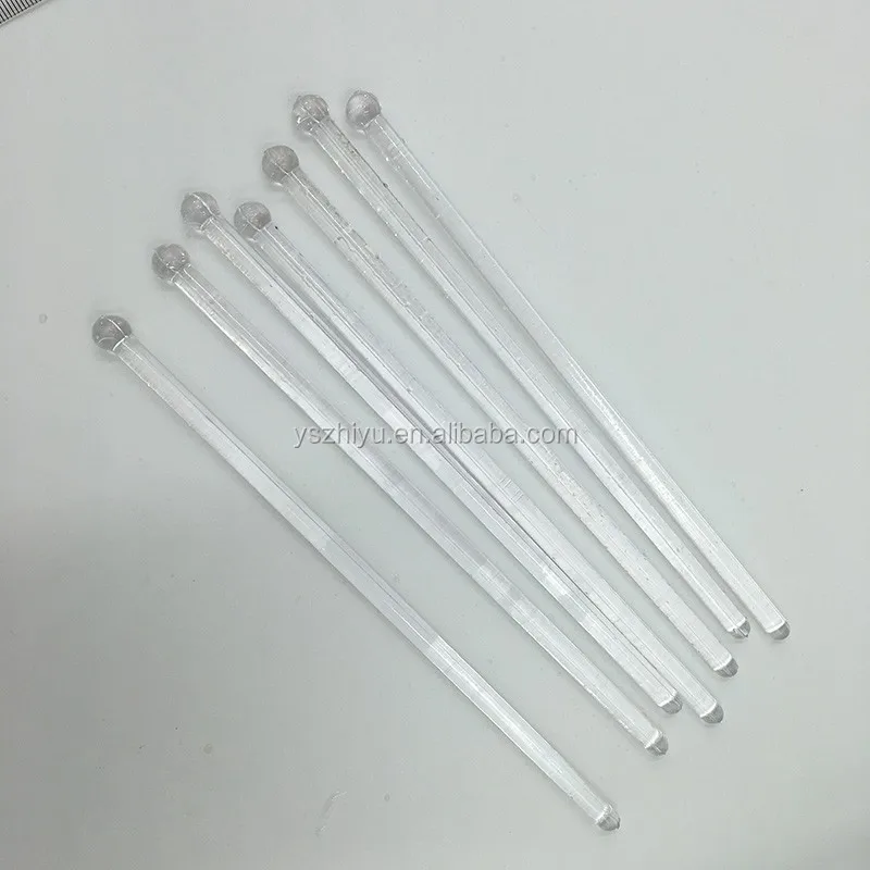 Hot Sale Hard Clear Plastic Sticks With Customer Printing Logo - Buy ...