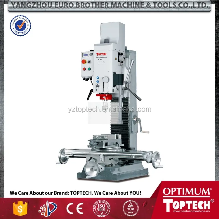 Bf30 Electronically Controlled 3 Gears Drilling Milling Machine With ...
