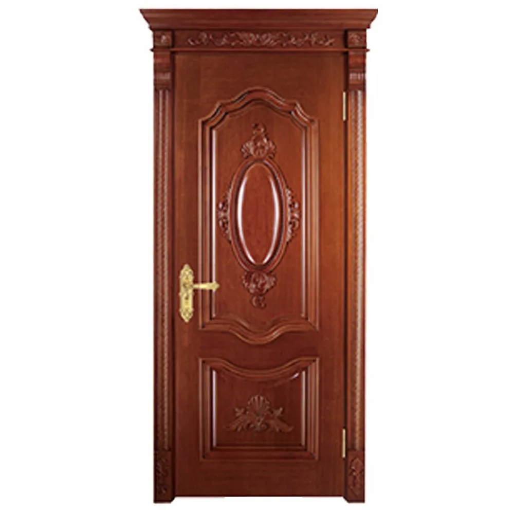Classical English Interior Wood Door Float Design by HOTIAN