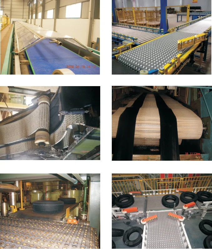 High Quality 400WX Modular Universal Balls Conveyor Belt