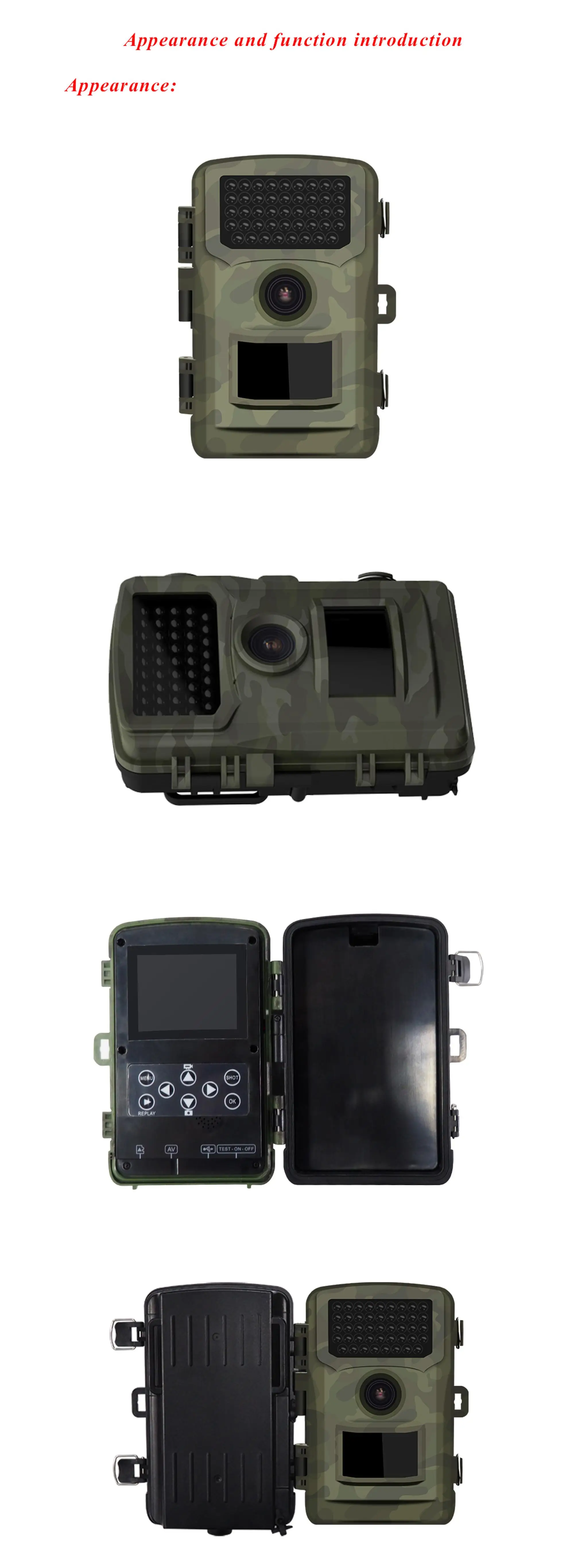 Hdking Hunting Camera Dl-1 12mp Wildlife Trail Cam - Buy Trail Camera ...