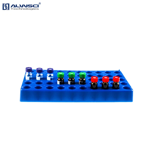 Customized Red Plastic Sample Vials Rack For Hplc Vial - Buy Vial Rack ...