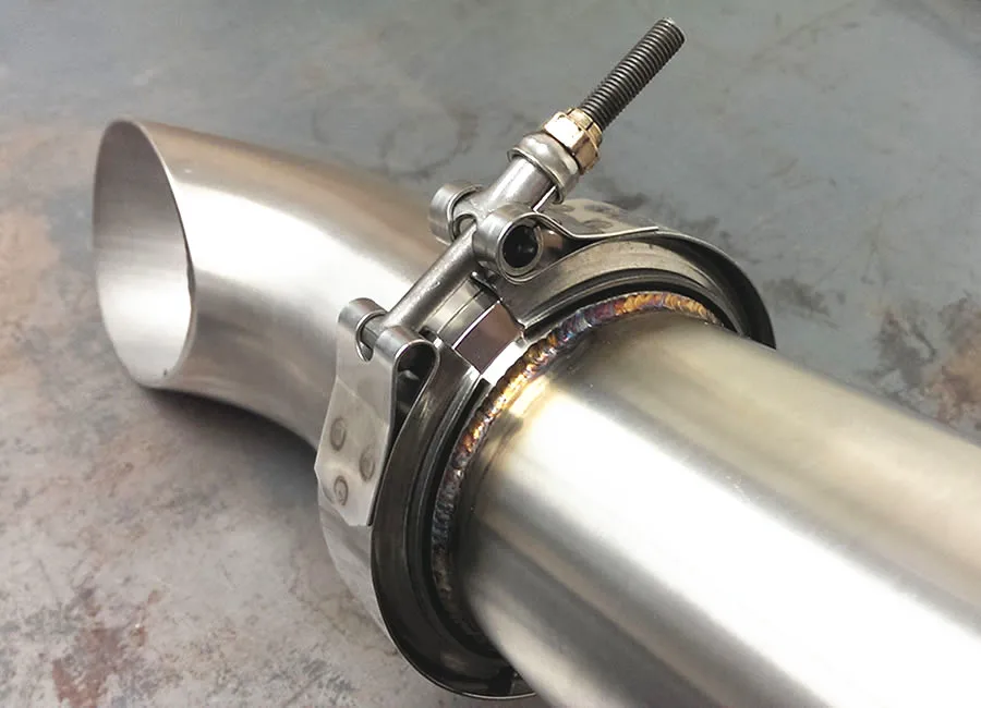 Stainless Steel Interlocking V-band Flange Set - Buy V-band Clamp Kits ...