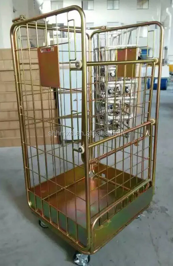 Steel Laundry Cage Cart - Buy Laundry Cage,Plastic Laundry Cage,Laundry ...