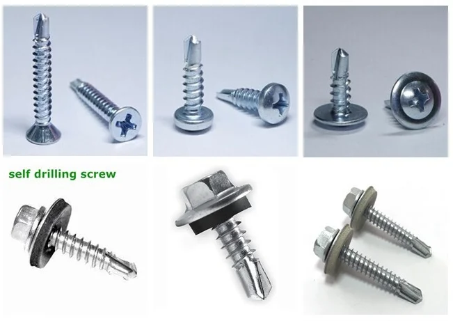 Patta Self Drilling Screws - Zinc Plated Truss Phillips Head Roofing ...