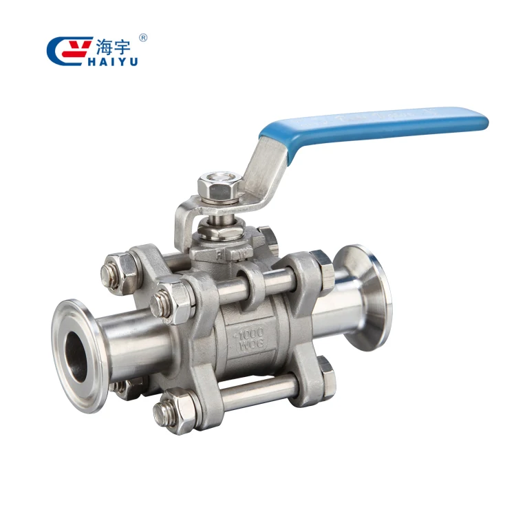 Sanitary Stainless 1 Inch Ball Valve with Clamp End