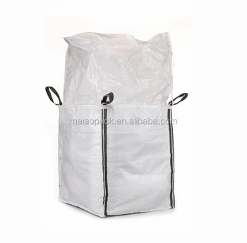 Duffle Top Flat Bottom Square Fibc Pp Container Bag Super Sack - Buy ...