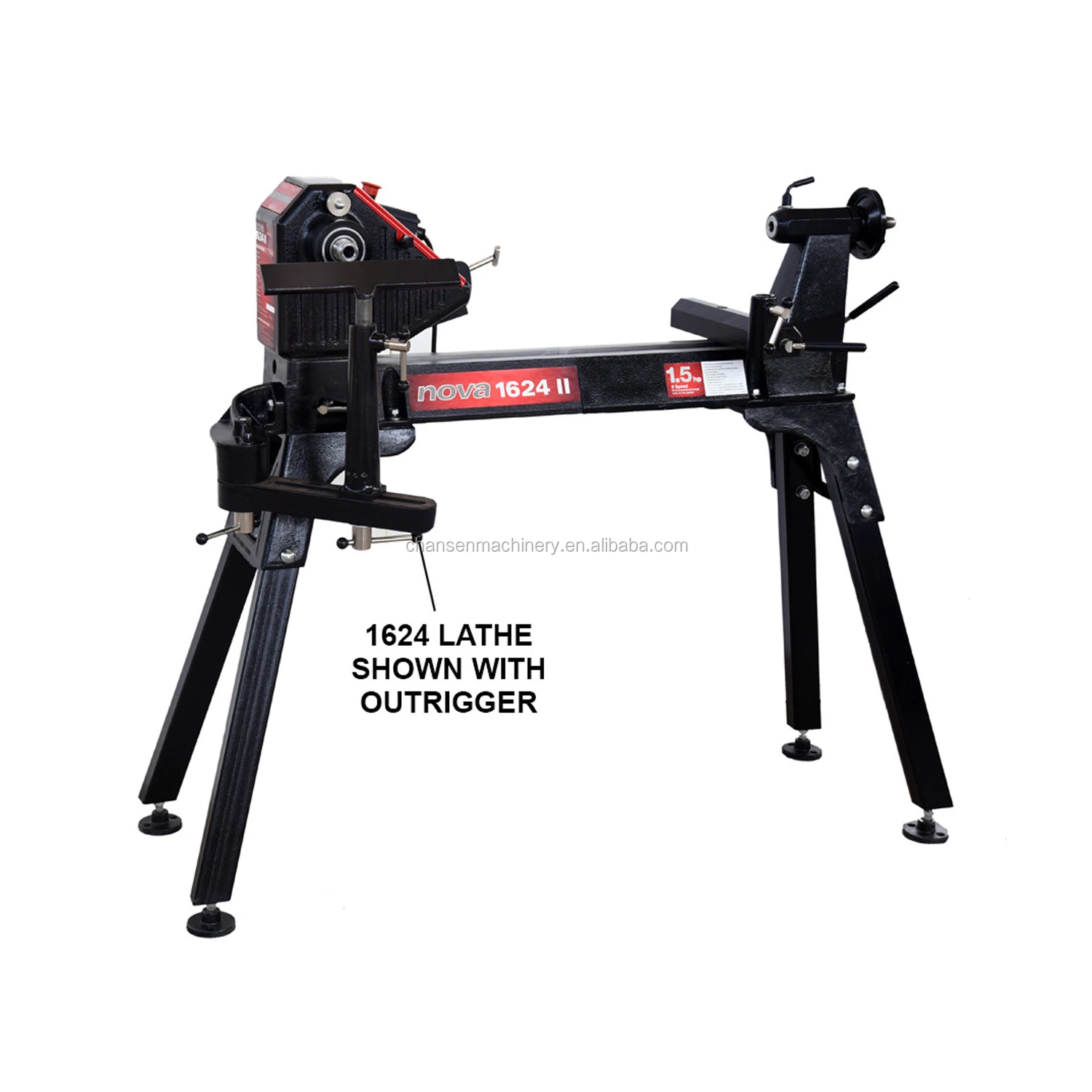 NOVA 1624 II Woodworking Turning Lathe with G3 Chuck & Outrigger ...