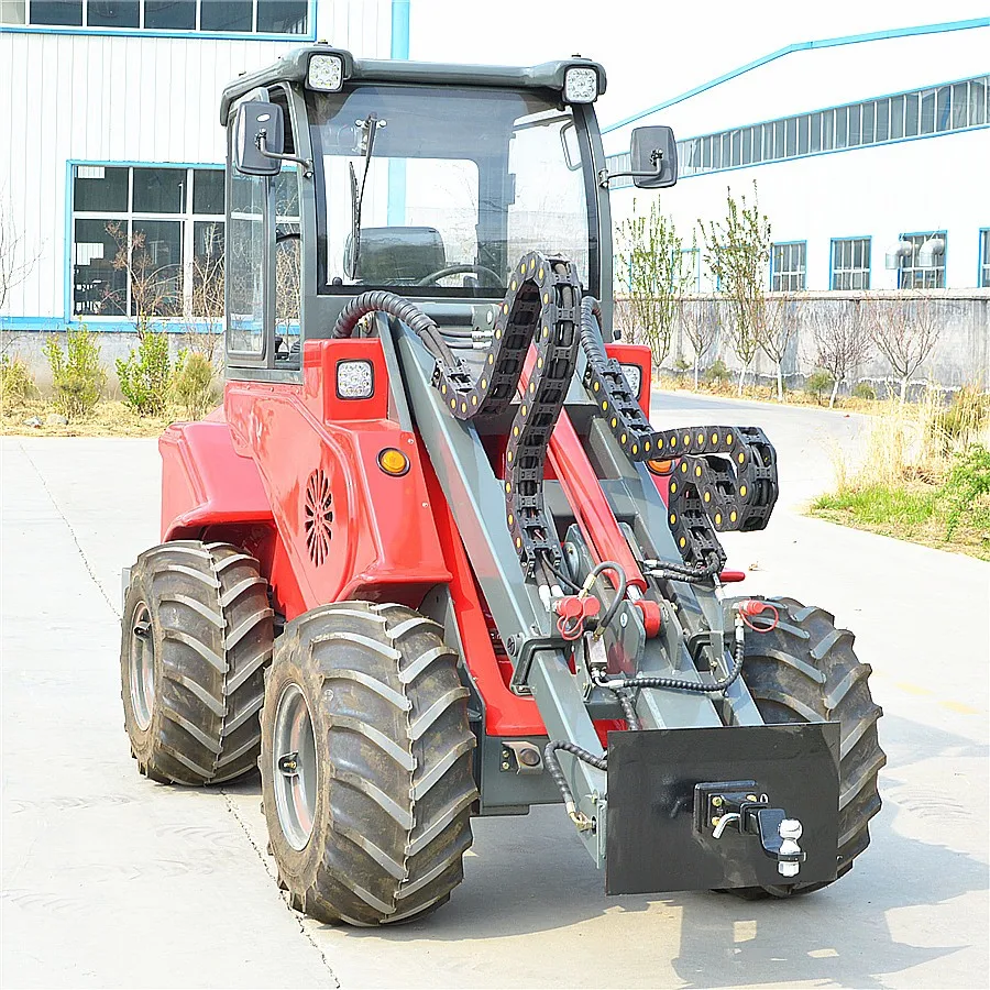 Mini Articulated 4x4 Wheel Loader Dy840 Compact Design Multiple ...