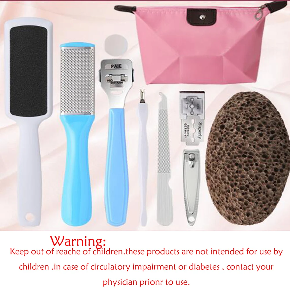Manicure And Pedicure Kit Contains 10 Essential Tools For An At-home ...