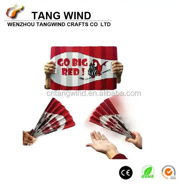 Custom Printed Sport Fan Banner / Fan Clapper Banner Noise Maker - Buy ...