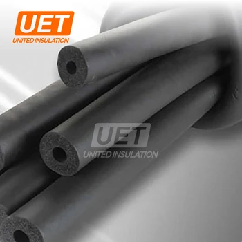 Black Neoprene Foam Tube Pipe Insulation Plastic Nitrile Rubber Water ...