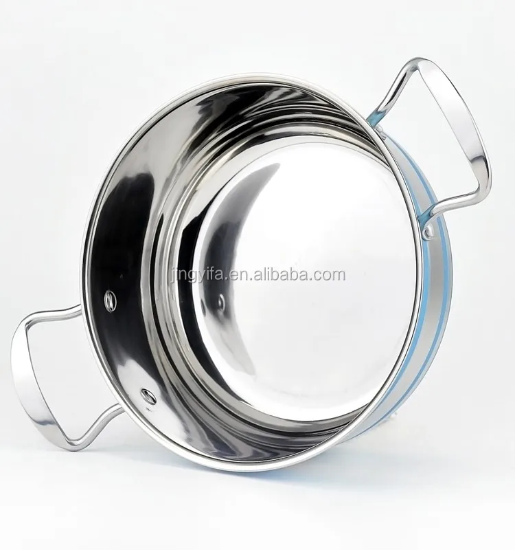 Kitchen Accessories Blue Color 8pcs Super Capsule Bottom Cookware - Buy ...