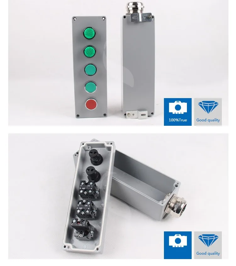 Waterproof Push Button Switch Control Station Box & Enclosures