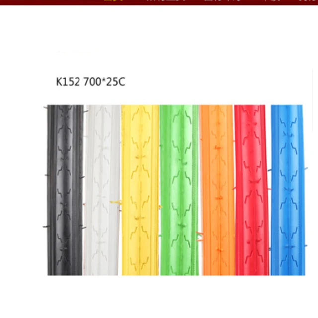 Carbonbikekits 700*25c Colorful Fixed Gear Tire 7 Color Road Bike Stab ...