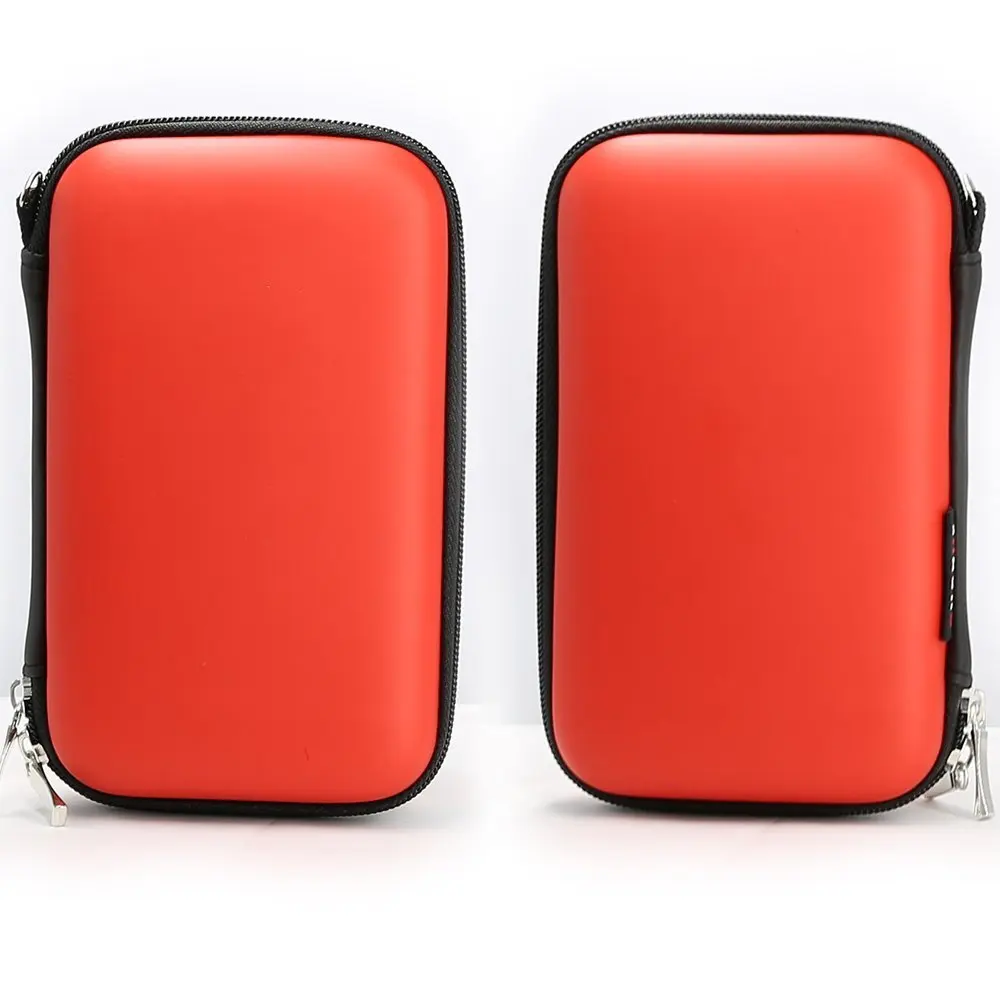 Hard EVA Shell Zipper Pouch HDD Carrying Case - Durable & Stylish