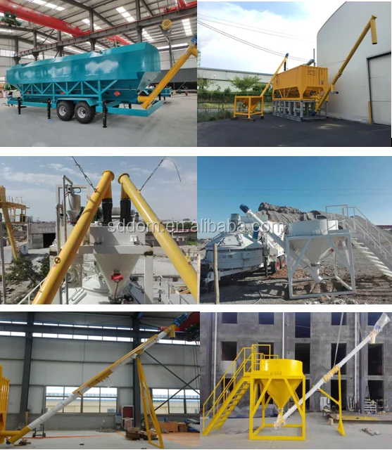 Powder Conveying Equipment - Screw Augers Conveyor with Hopper