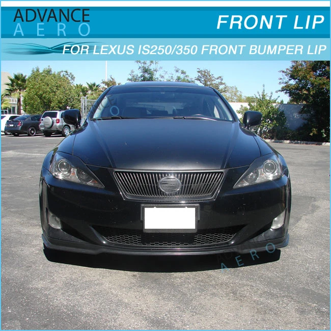 For 06 07 08 Lexus Is250 Is350 Pu Jdm Style Front Bumper Add-on Lip ...
