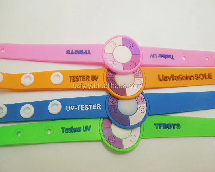 Ultraviolet UV Bracelet - Detect UV Hazards in Sunshine