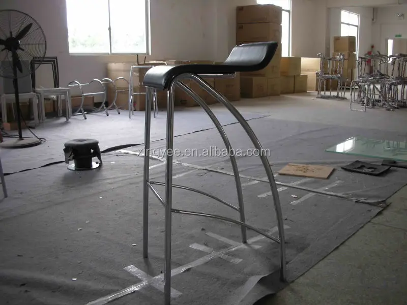 Modern Bar Furniture Homes Goods Chromed Steel Stand Up Bar Tables Set ...