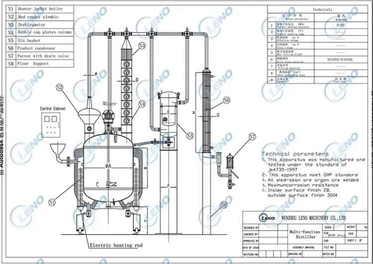 Alcohol Distillation Modular Moonshine Pot Still Reflux Column For ...