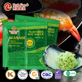 Wasabi Sachet 2.5g/3g/5g Wasabi Paste With 5g Soy Sauce - Buy Wasabi ...