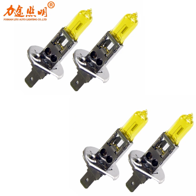 Factory Direct Sales 24v 70w Car Yellow Halogen Bulbs H1 Led Headlight ...