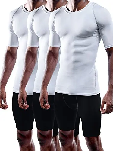 Men Blank Compression Gym Wear T Shirt 3 Pcs Pack - Buy Blank T Shirt ...