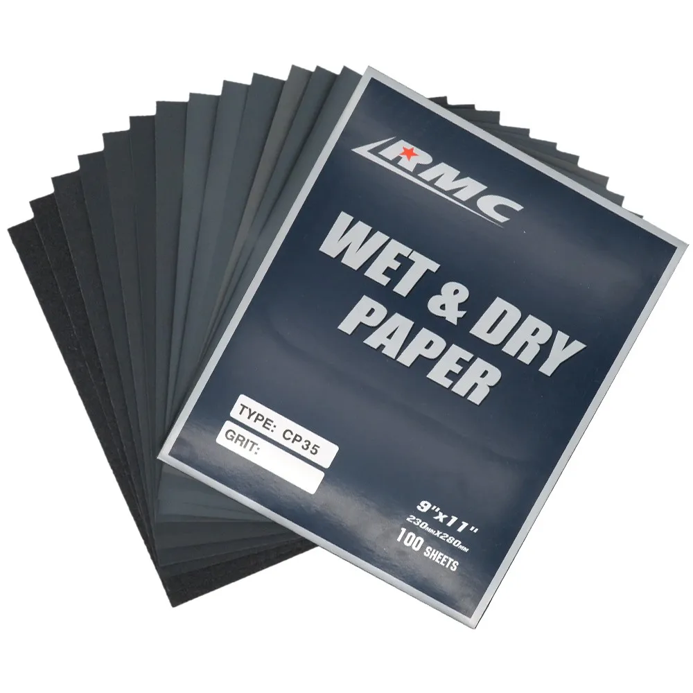 RMC CP35 Sandpaper - Durable Wet/dry Silicon Carbide Sheets